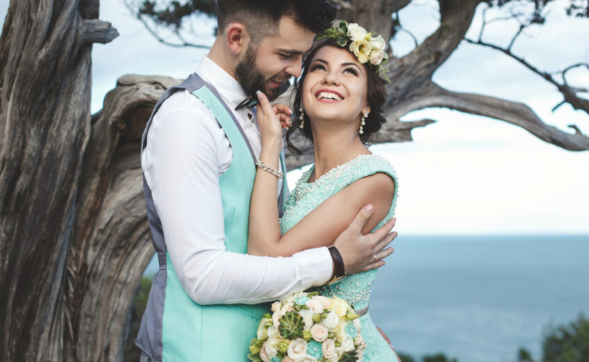 Robe de mariée pour un mariage civil : osez la couleur pour être plus ...
